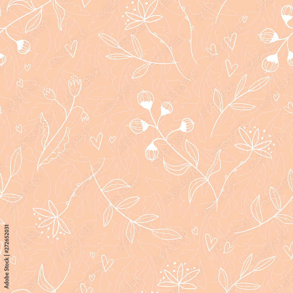Peach Background Vintage