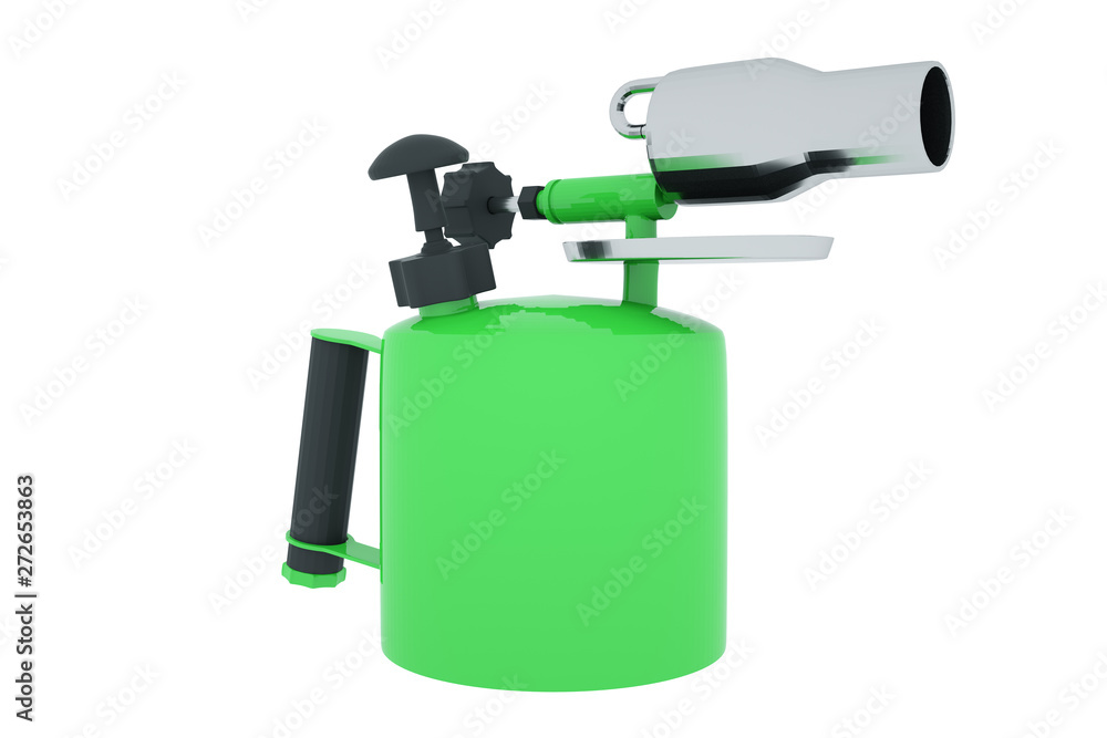 blow-torch isolated on white background. 3d rendering Stock ...