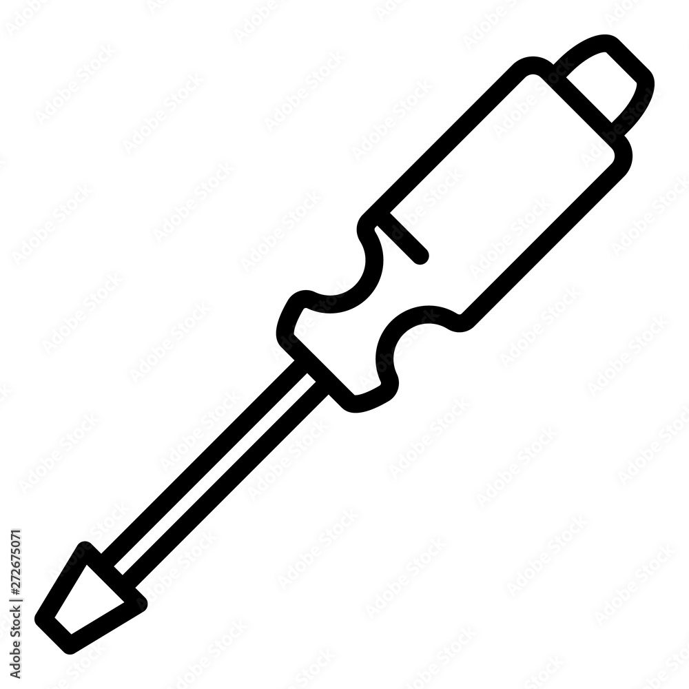 Phillips Head Screwdriver Clipart Black