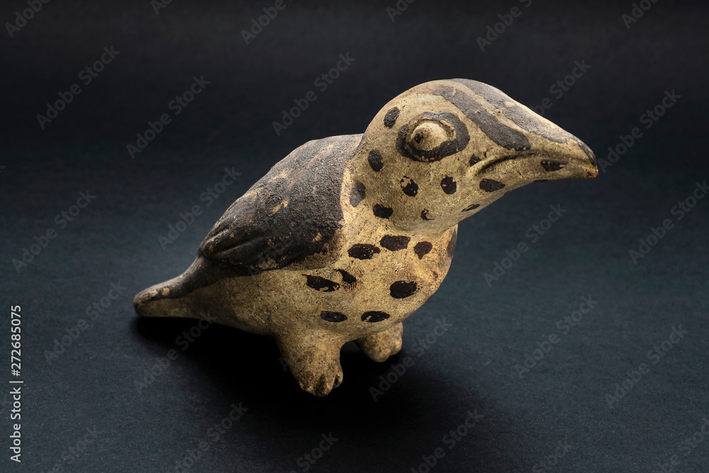 Pre-Columbian animal ceramic often called "Huaco" from Chancay, an ...