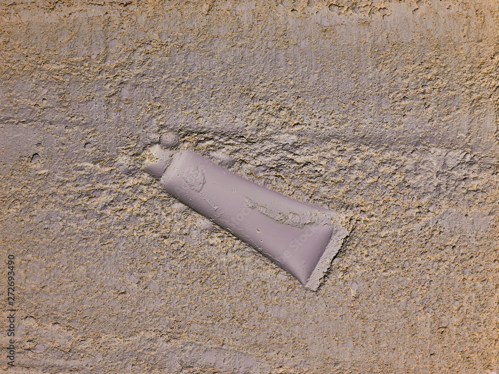 biodegradable single use Plastic cosmetic tube sunk in ground ...