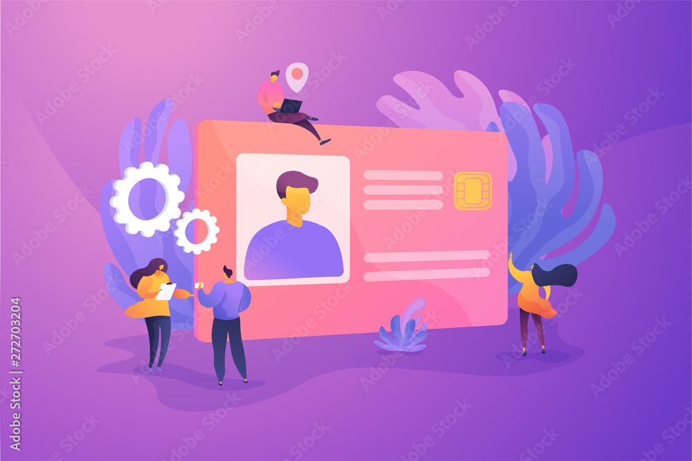 Smart ID card, electronic identity card, plastic smartcard and personal ...