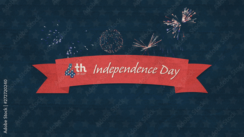 4th of July Banner Title Stock Template | Adobe Stock