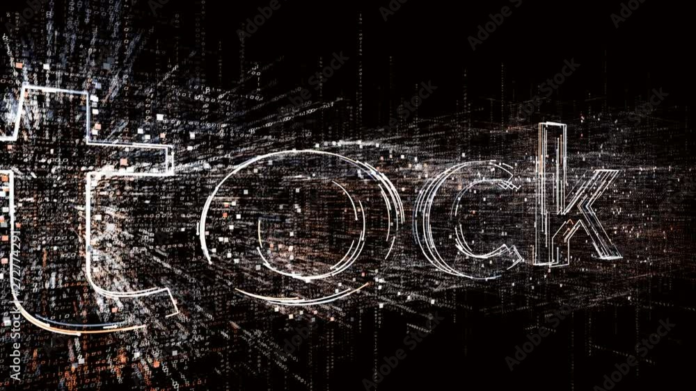 4k stock word tag cloud;binary computer code.The Matrix style binary computer code shaped text ...