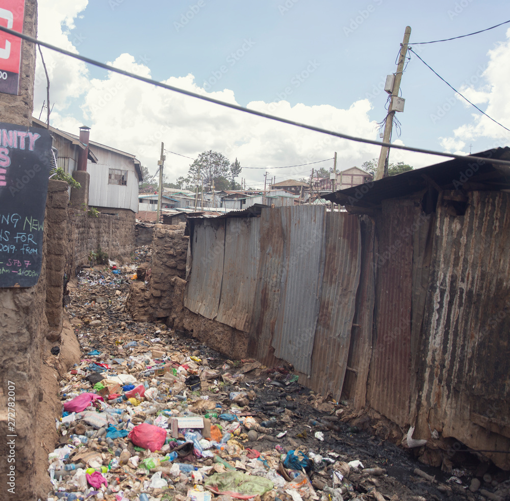 Kibera Slums Africa Stock Photo | Adobe Stock