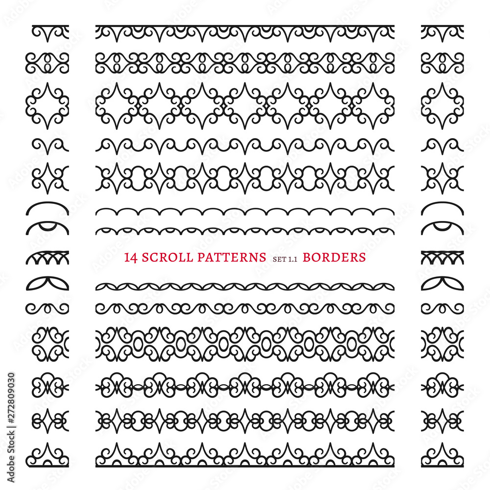 Swirly Line Border