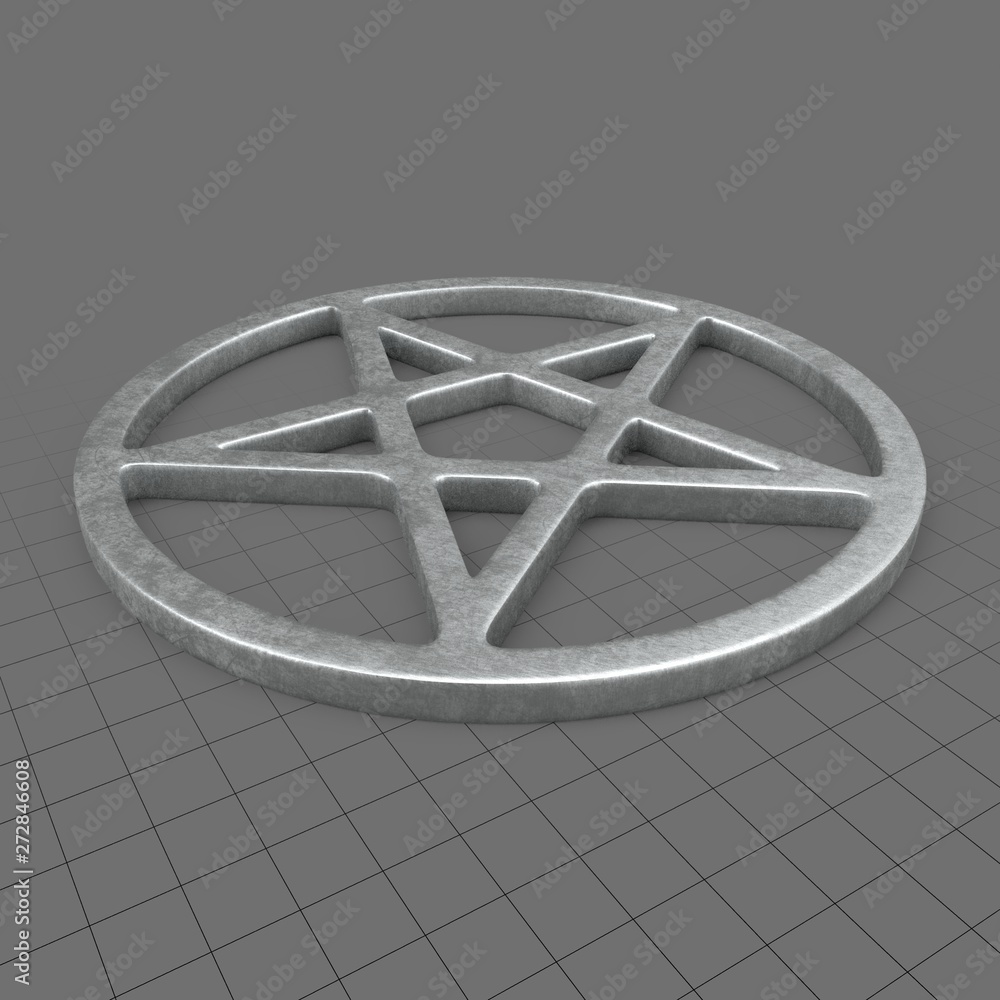 Pentacle Stock 3D asset | Adobe Stock
