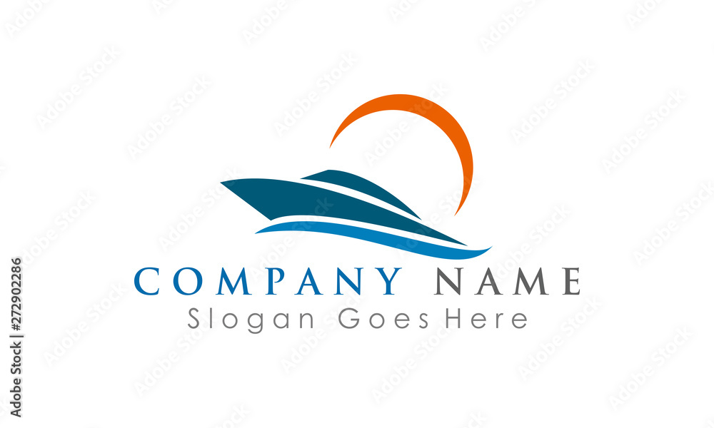 ship transport logo Stock Vector | Adobe Stock