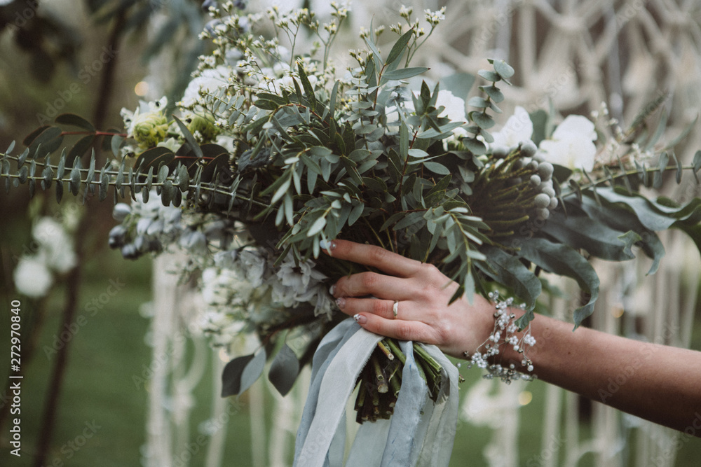 Amazing wedding flowers and wed floristics Stock Photo | Adobe Stock