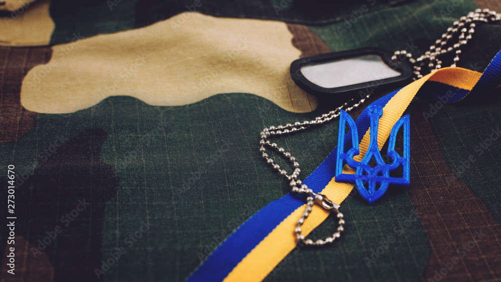 Ukraine military background . Ukrainian national symbols, Coat of arms ...