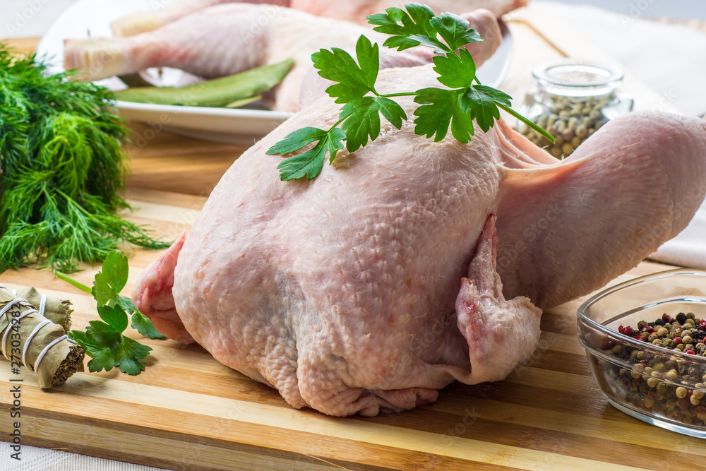 pollo entero Stock Photo | Adobe Stock