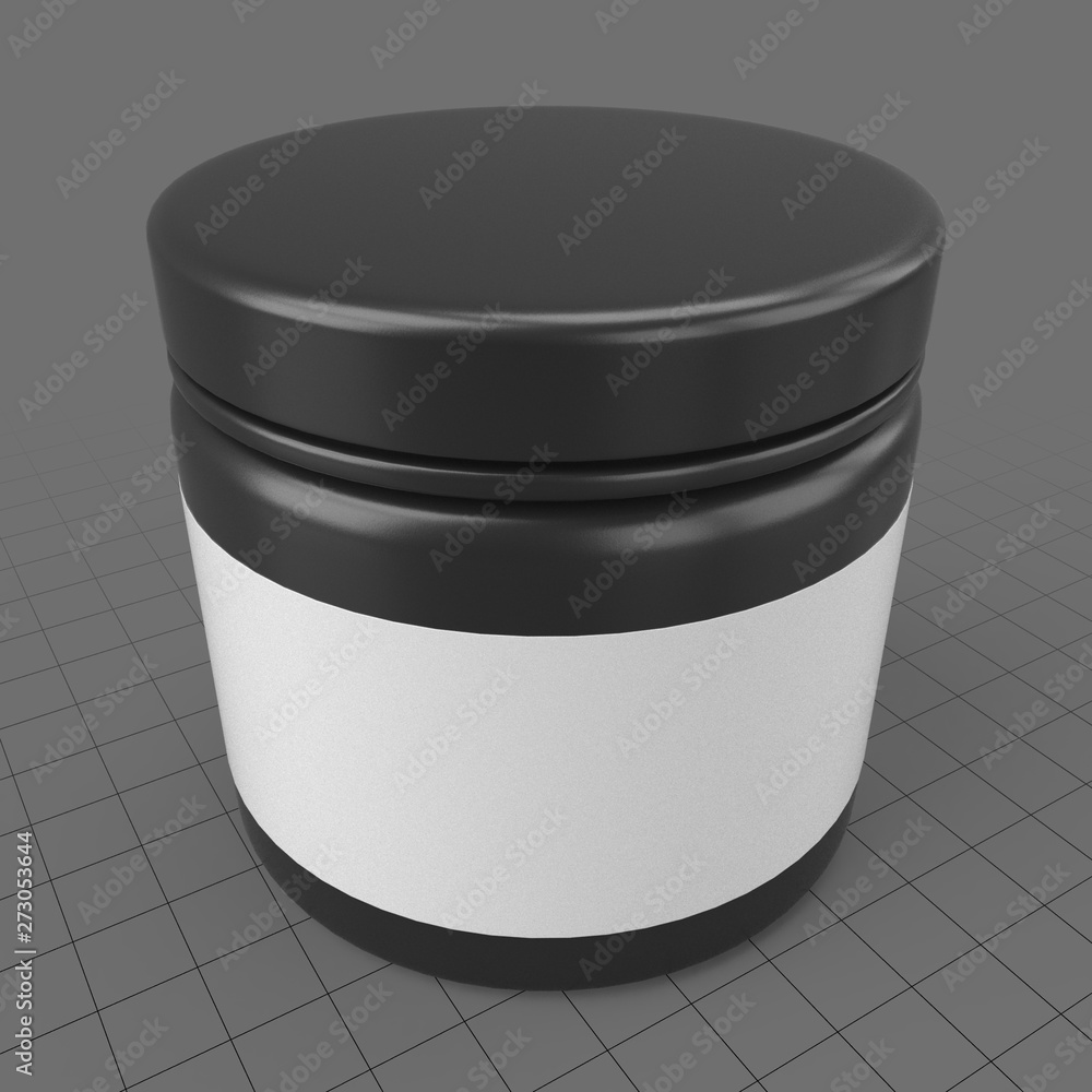 Nutrition container 1 Stock 3D asset | Adobe Stock