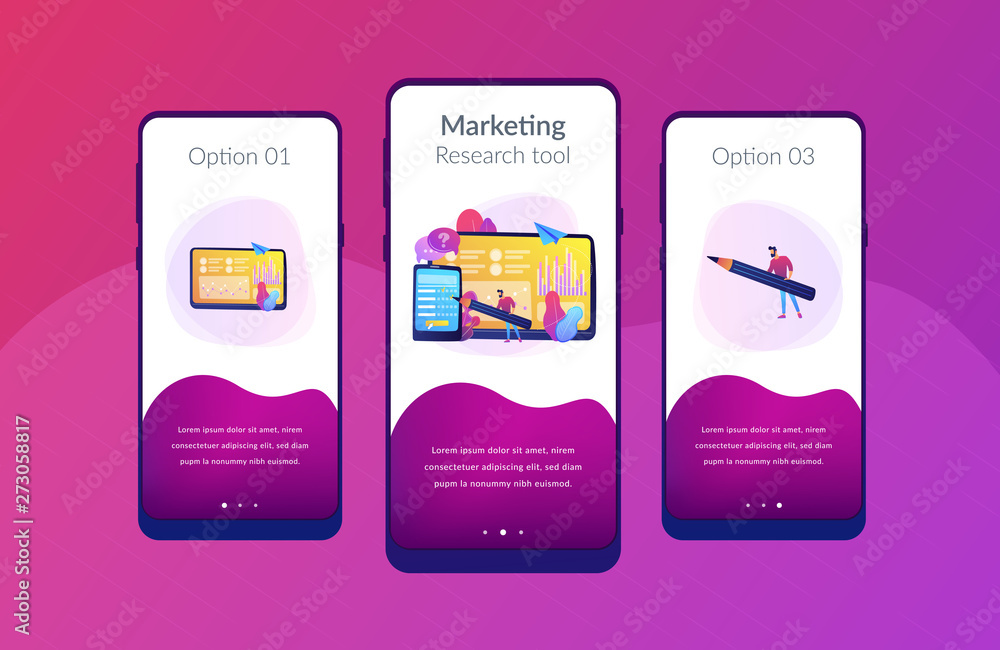 Businessman completing online survey form on smartphone screen. Online ...