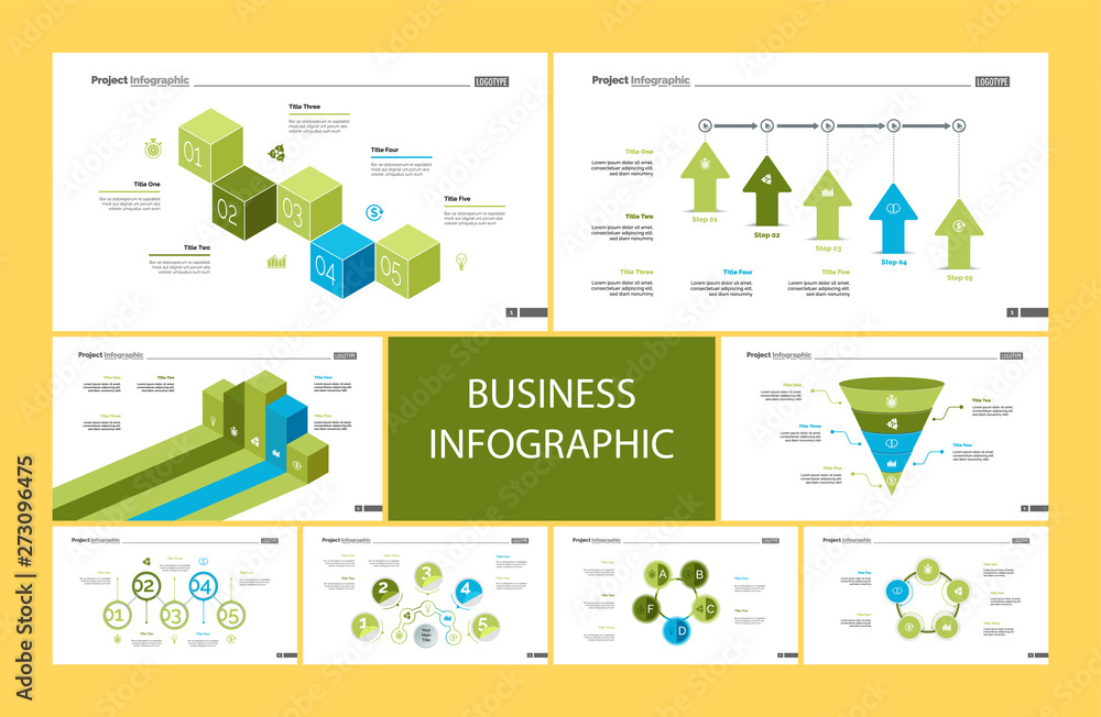 Inforgraphic slide templates for business presentation can be used for ...