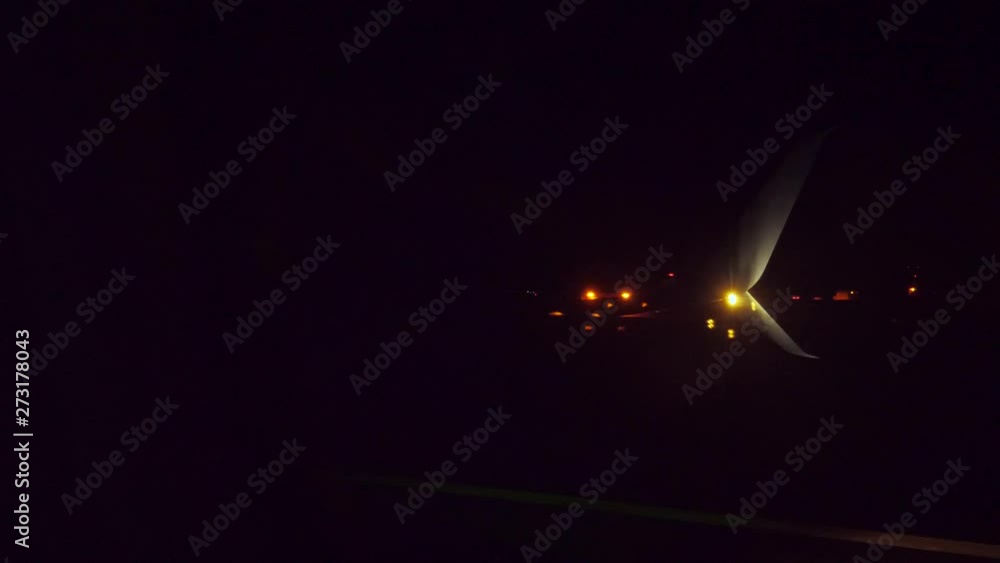 Video Stock takeoff airplane aircraft flight concept. the plane taking ...