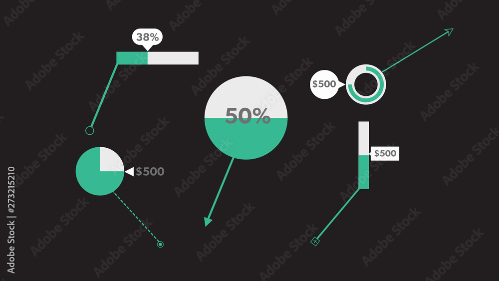 Simple Infographics Callouts Stock Template | Adobe Stock