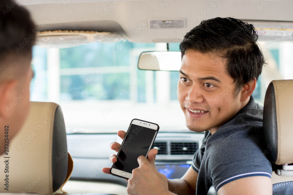 Online taxi driver, transportation, travelling concept - attractive ...
