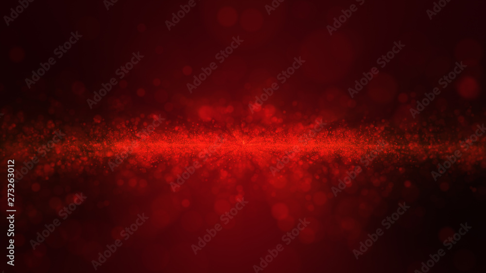 Glow red dust particale glitter sparks abstract background for ...
