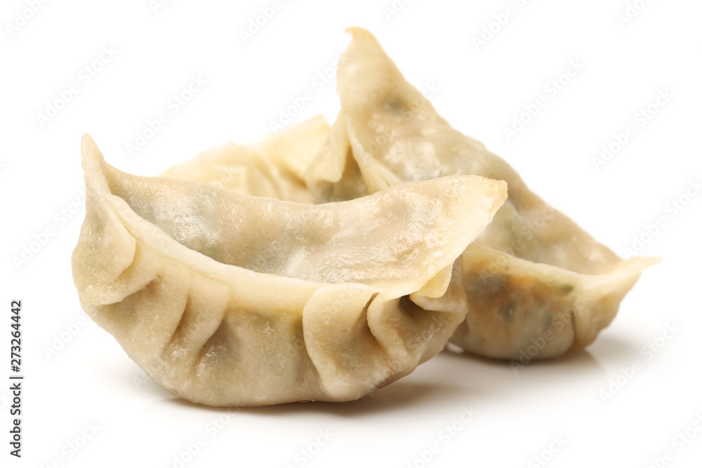Chinese dumpling on white background Stock 사진 | Adobe Stock