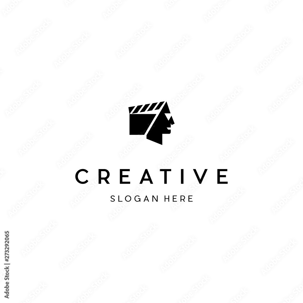 Human Movie Cinema Creative Logo Design Template, Life Cinema logo ...