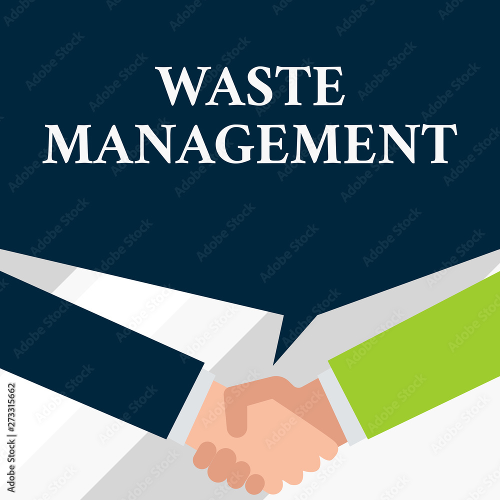 Conceptual hand writing showing Waste Management. Concept meaning ...