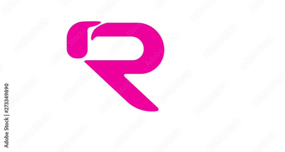 Stylish Letter R Logo Design Stock Vector | Adobe Stock