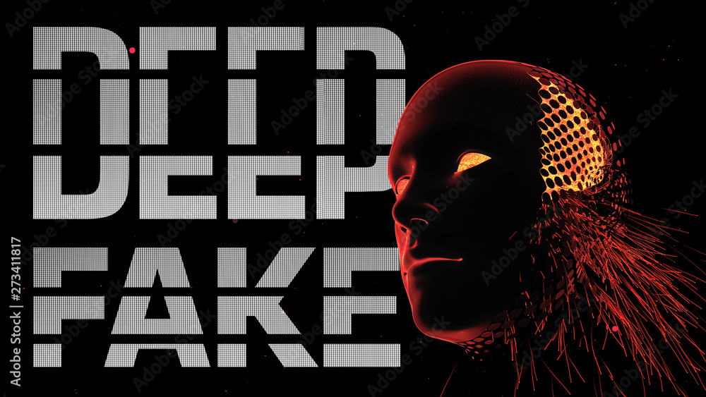 Deep Fake Artificial Intelligence Abstract Concept, deepfake procedural ...