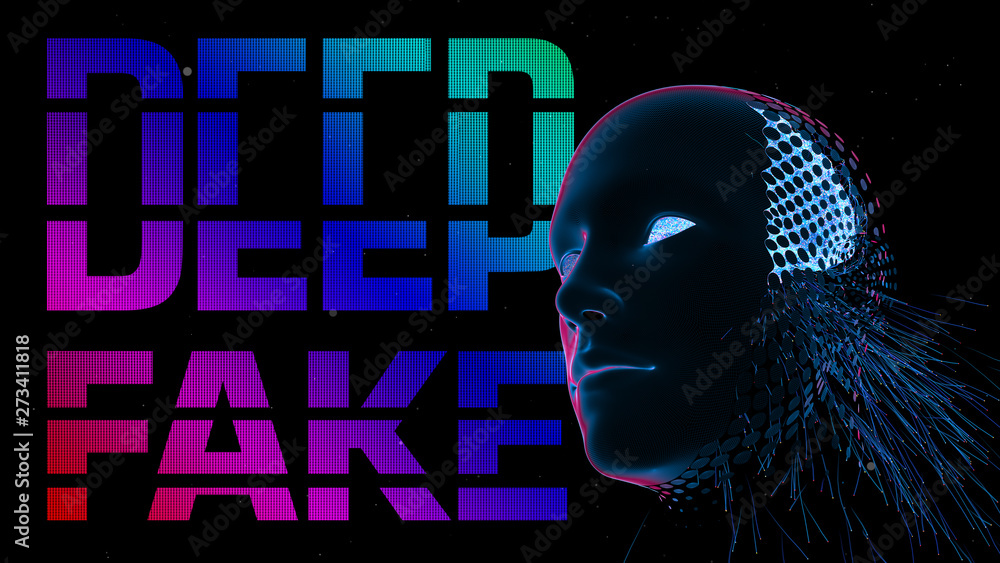 Deep Fake Artificial Intelligence Abstract Concept, deepfake procedural ...