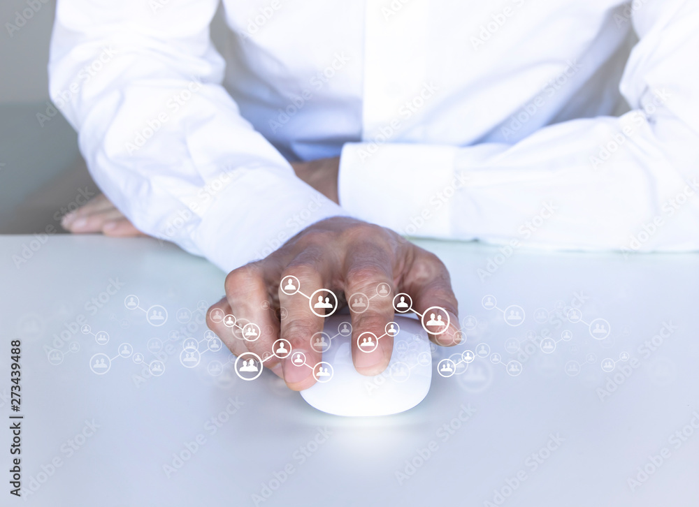 mano, mouse, internet, rete, web, utenti, clienti, persone, Stock Photo ...