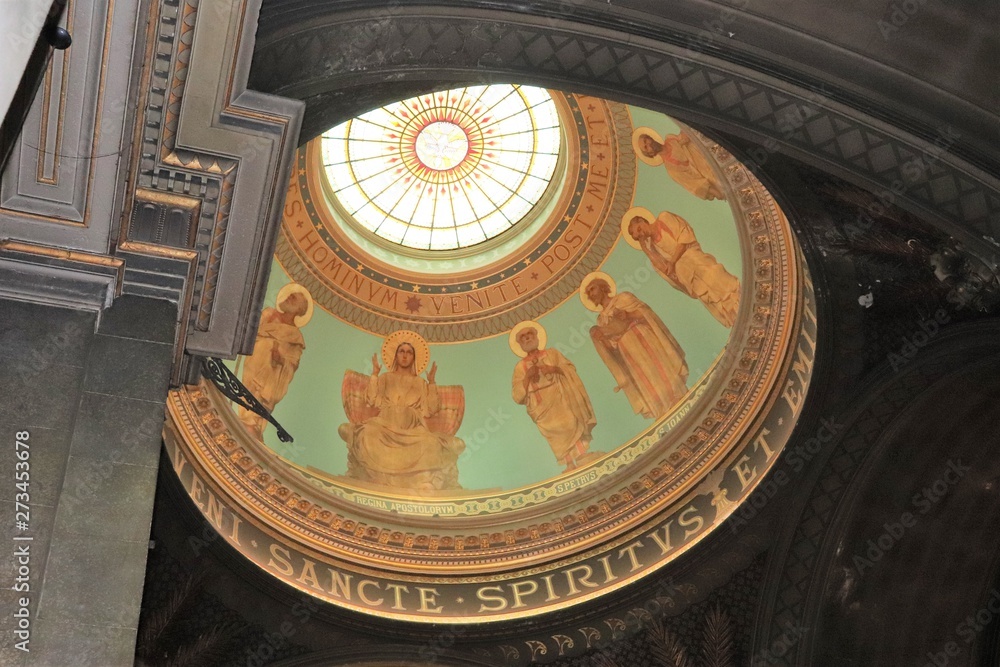 Ville de Lyon - Eglise Saint Pothin inaugurée en 1843 - Intérieur foto ...