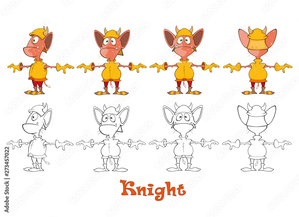 Vector Illustration of a Cute Cartoon Character Ghost for you Design ...