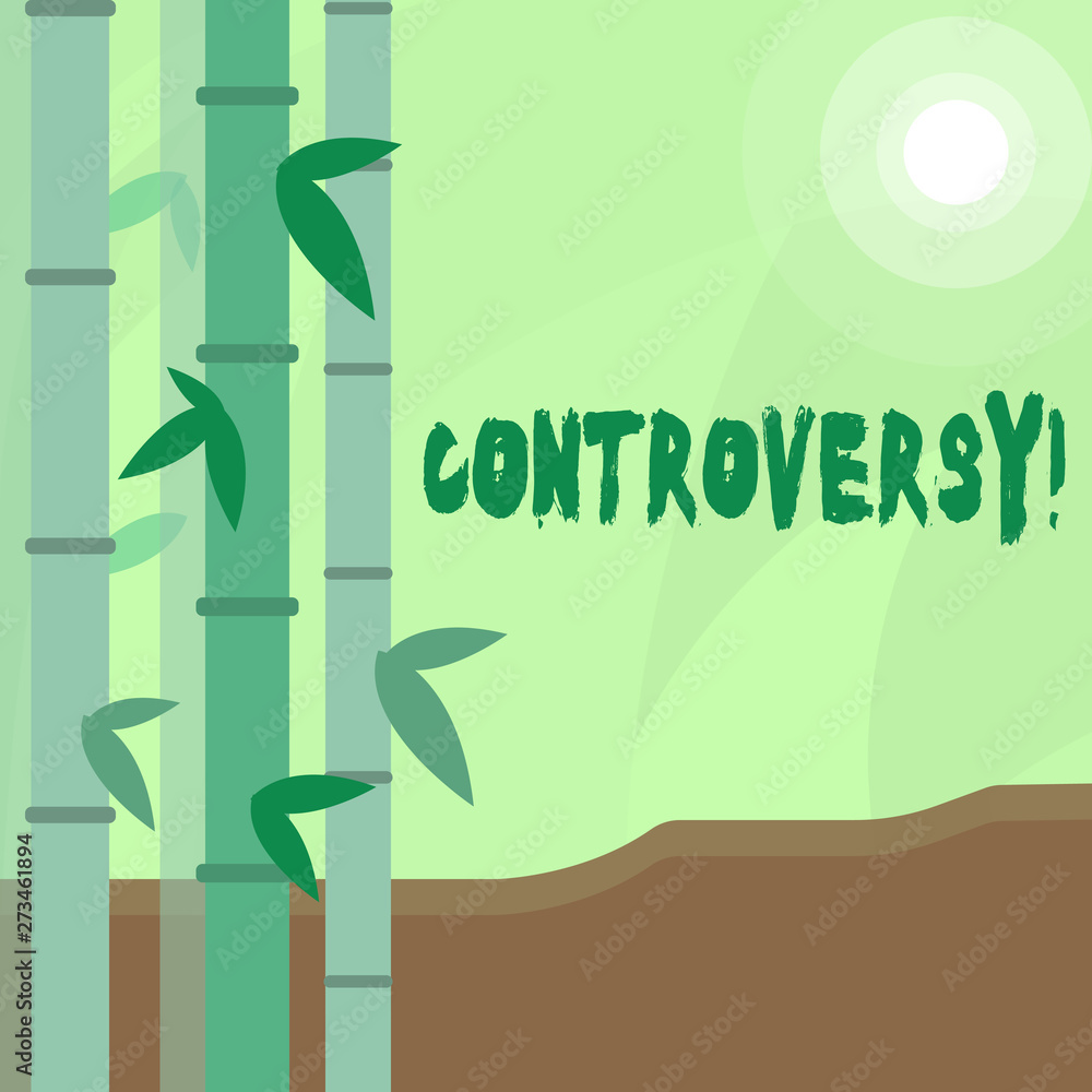 Conceptual hand writing showing Controversy. Concept meaning ...