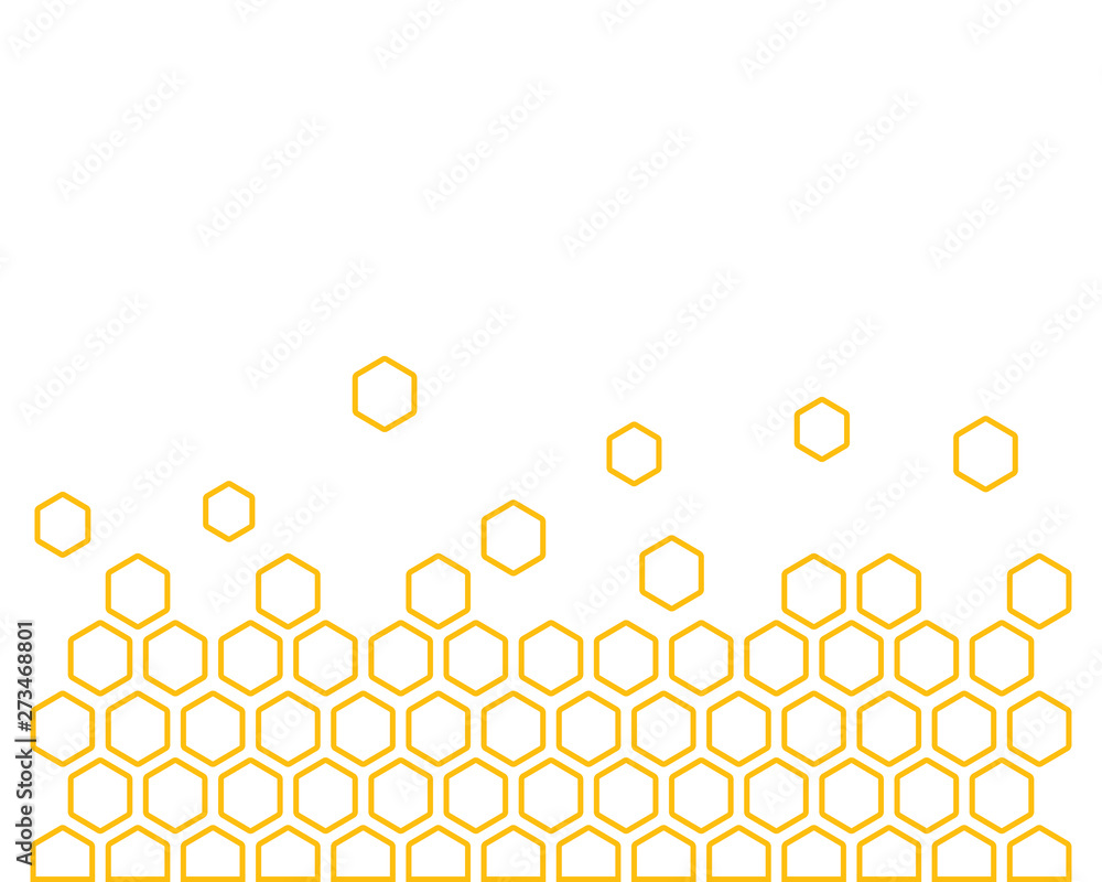 Honeycomb background texture illustration concept design Stock Vector ...
