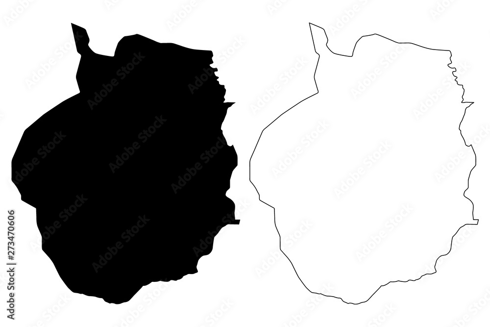 Kampong Chhnang Province Kingdom Of Cambodia Kampuchea Provinces Of Cambodia Map Vector