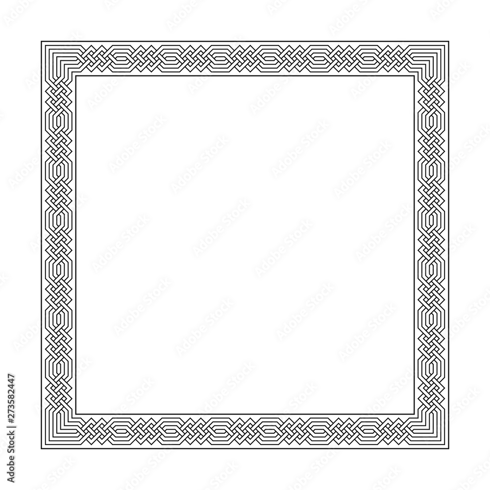Simple Square Geometric Patterns