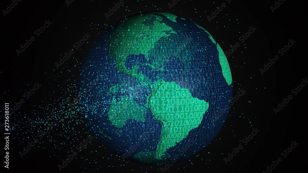 Digital 3d animated earth showing the borders of the country Cape Verde ...