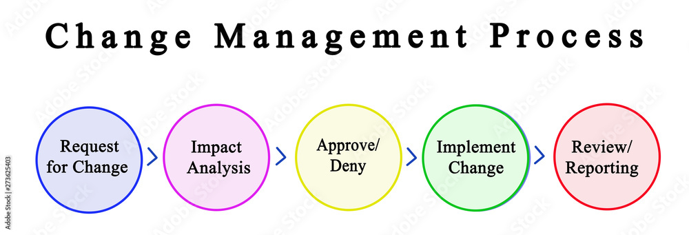 Components of Change Management Process Stock Illustration | Adobe Stock