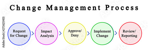 Components of Change Management Process Stock Illustration | Adobe Stock