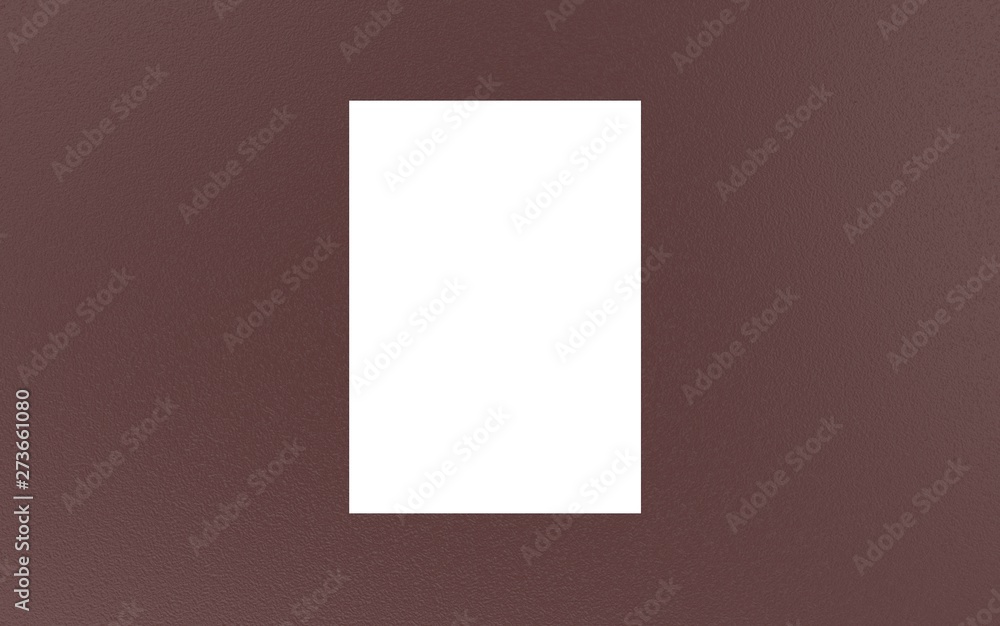 3d render a4 a3 a2 a5 a6 a1 paper. Book. Catalog Blank White Cover ...