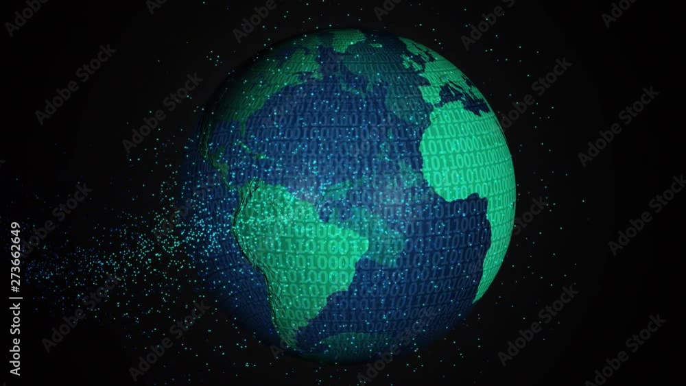Digital 3d animated earth showing the borders of the country Jordan and ...