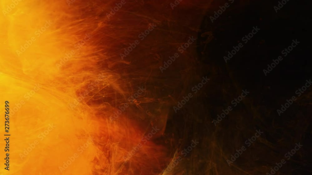 Video „Solar flare and coronal mass ejection effect. Orange inks ...
