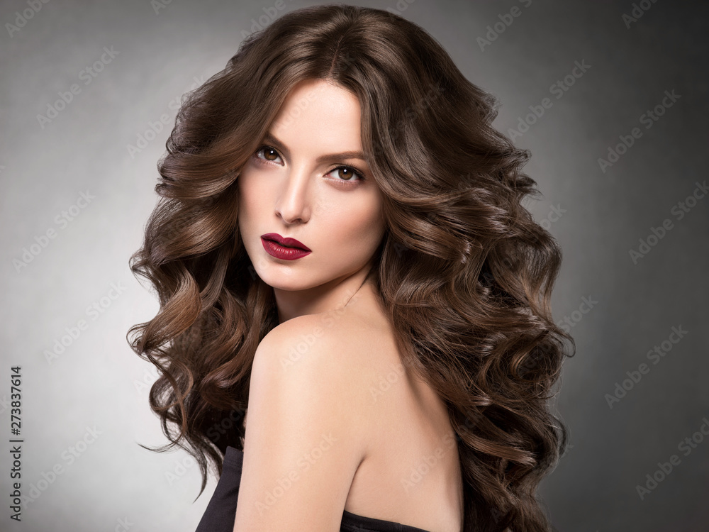 Beautiful hair woman long hairstyle model beauty concept female ...