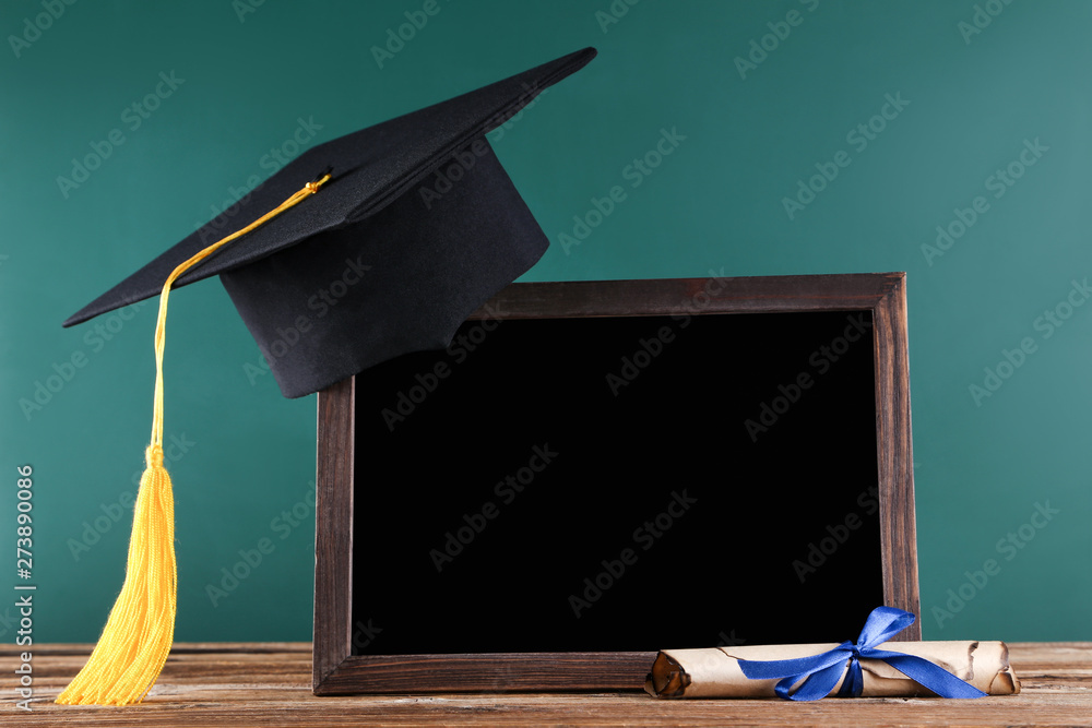 Graduation Background Wallpaper Green