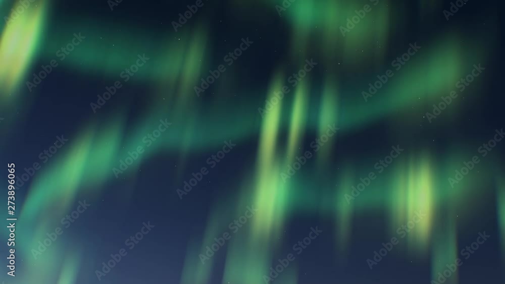 seamless loop of the aurora borealis lights on a sky. You can use this ...