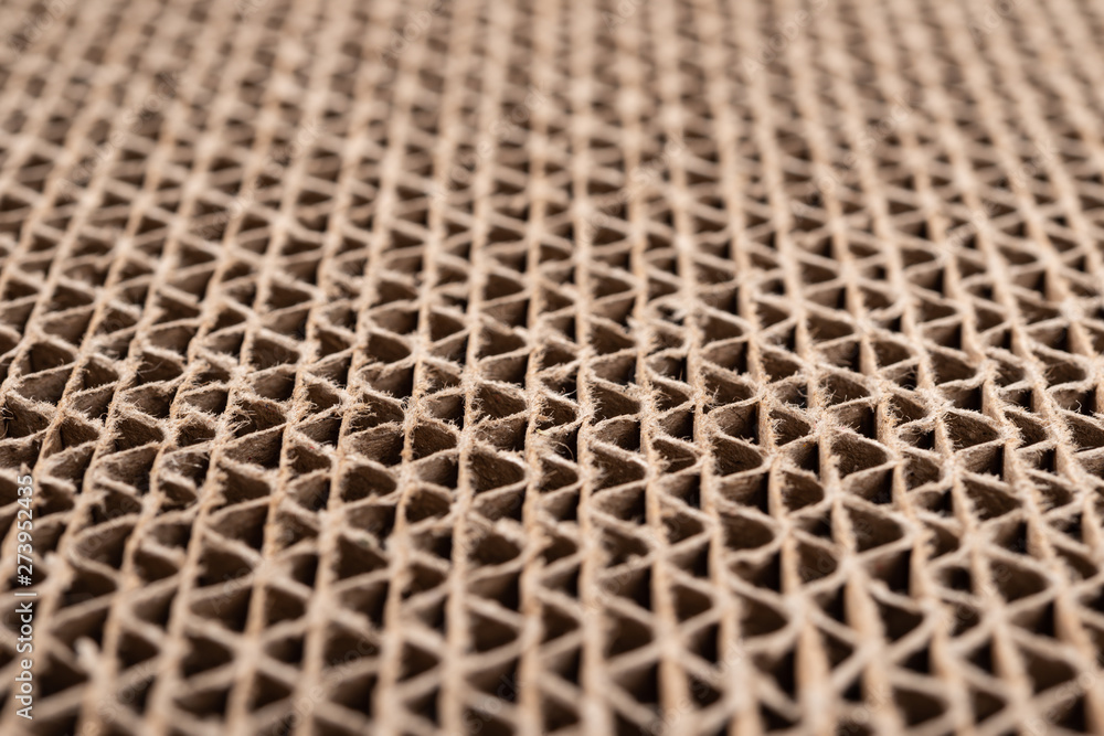 Cross Section Of Cardboard Corrugated Pattern As Baskground And Texture