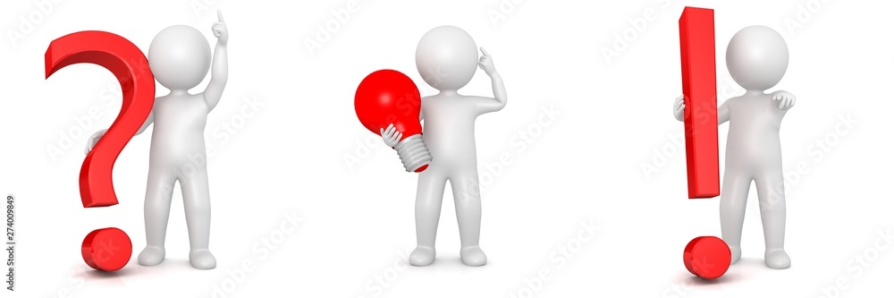 question mark ideas exclamation point business progress brainstorming q ...