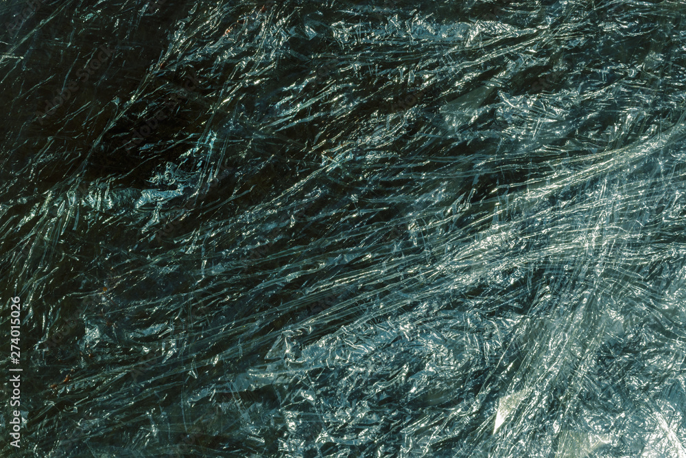 Crumpled Plastic wrap texture background, pollution of the planet with ...