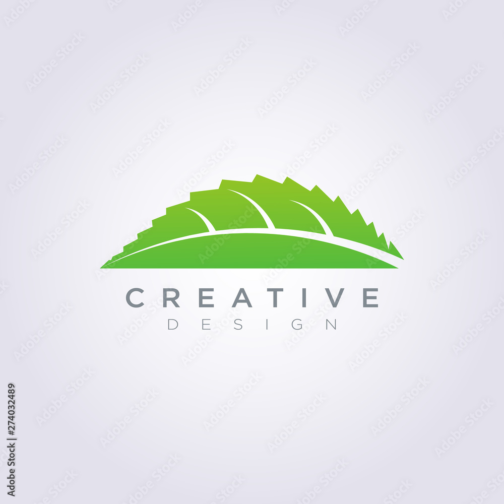Leaf Vector Shape Design Clipart Symbol Logo Art Template Stock Vector ...