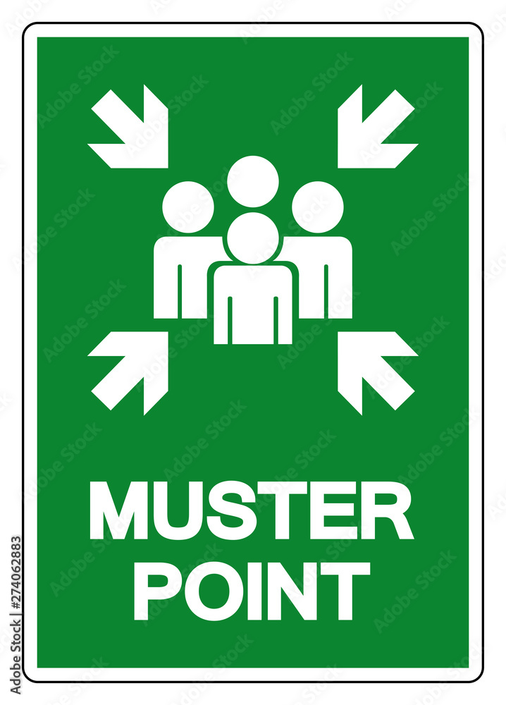 Muster Point Symbol Sign, Vector Illustration, Isolated On White ...