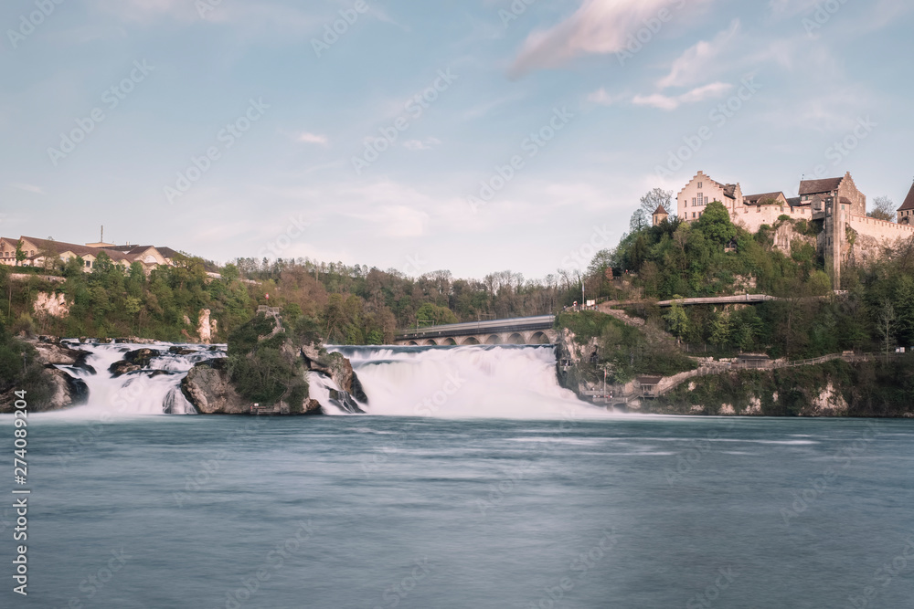 Der Rheinfall in der Schweiz Stock Photo | Adobe Stock